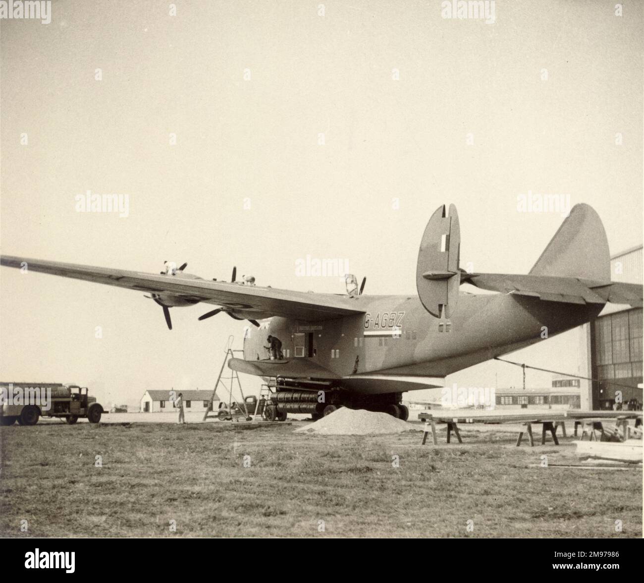 Boeing 314A Clipper, NC18607, of Pan American Airways was sold to BOAC ...
