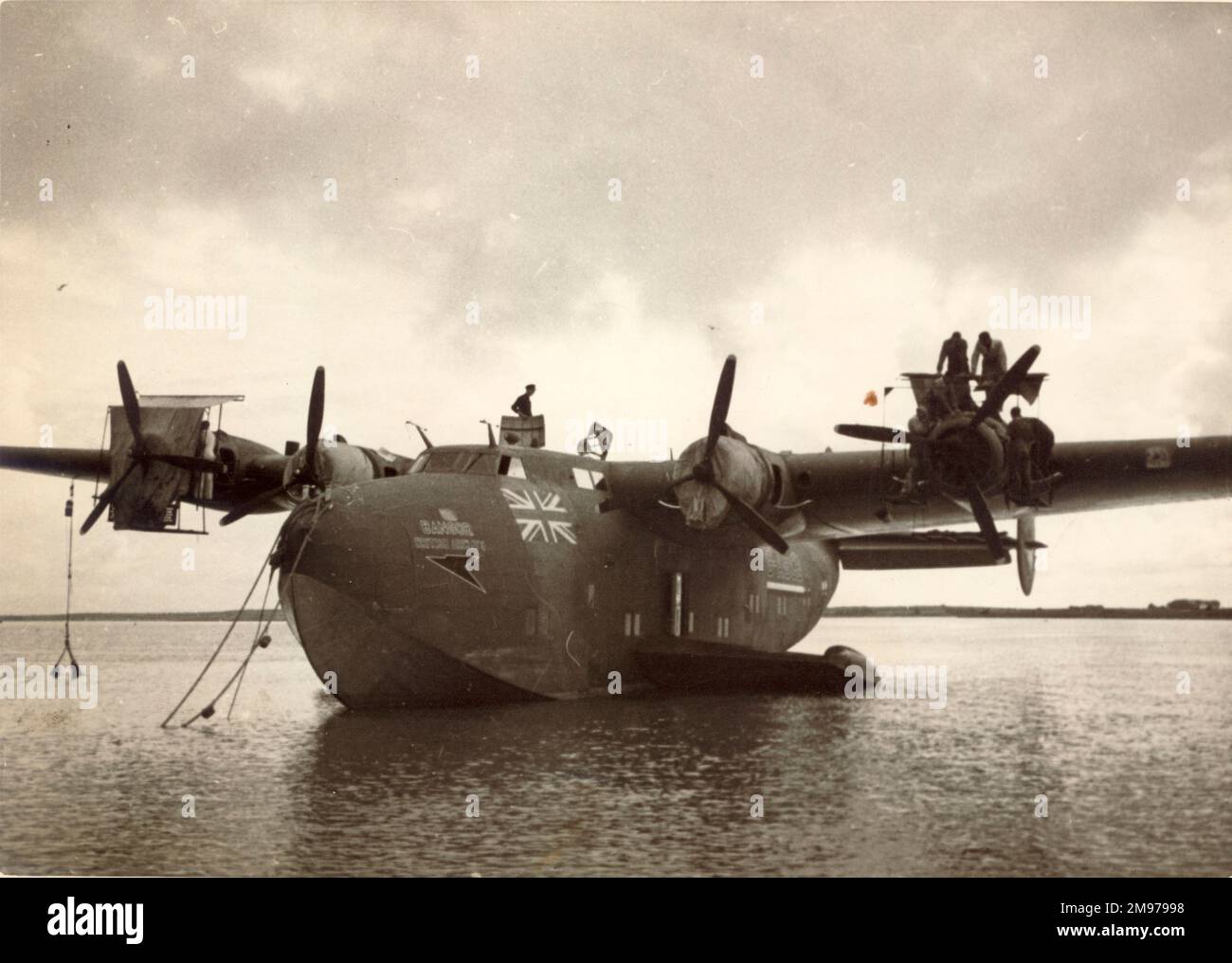 Boeing 314A Clipper, NC18610, of Pan American Airways was sold to BOAC ...