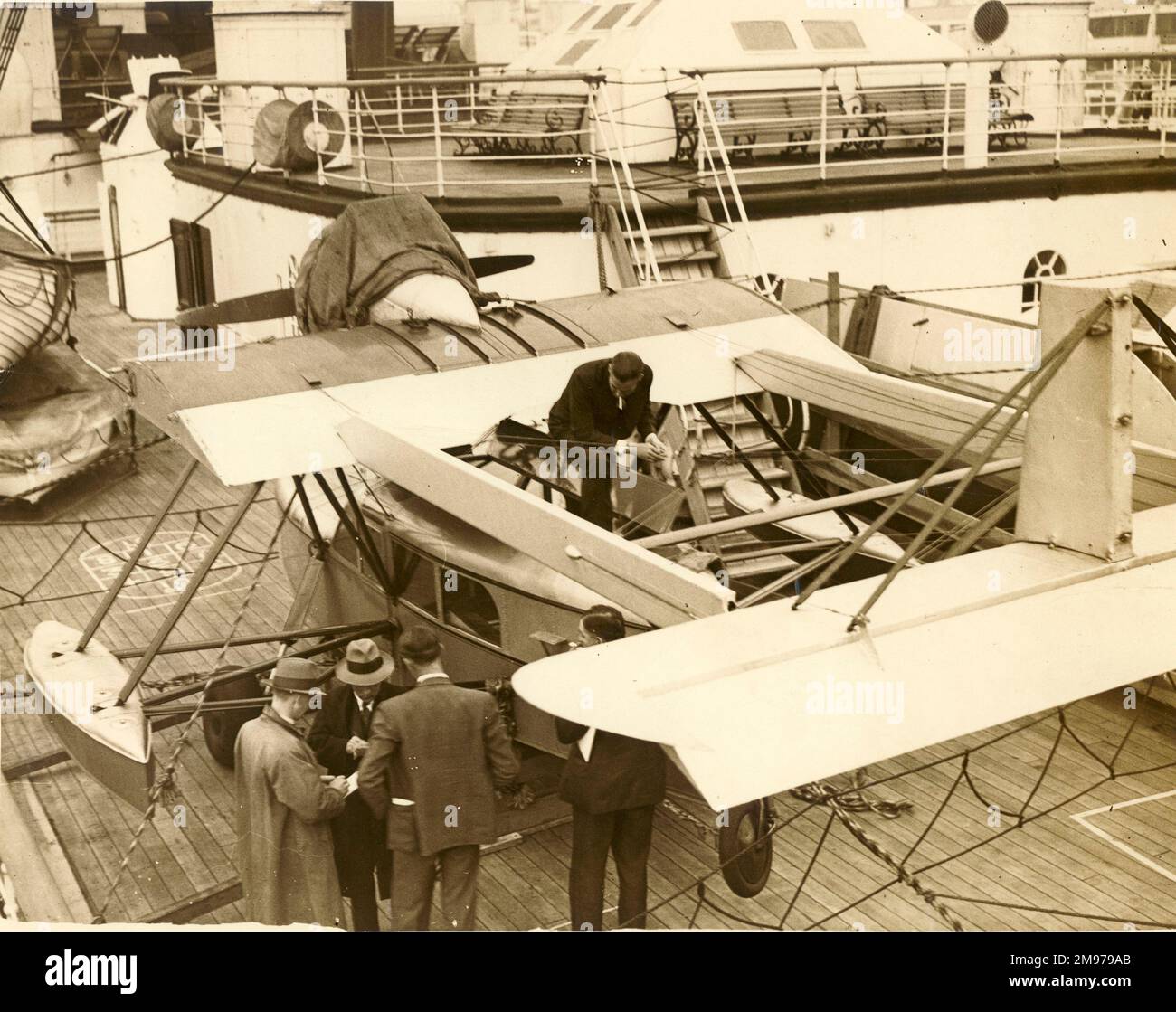 Sikorsky S39 folded for transport Stock Photo - Alamy