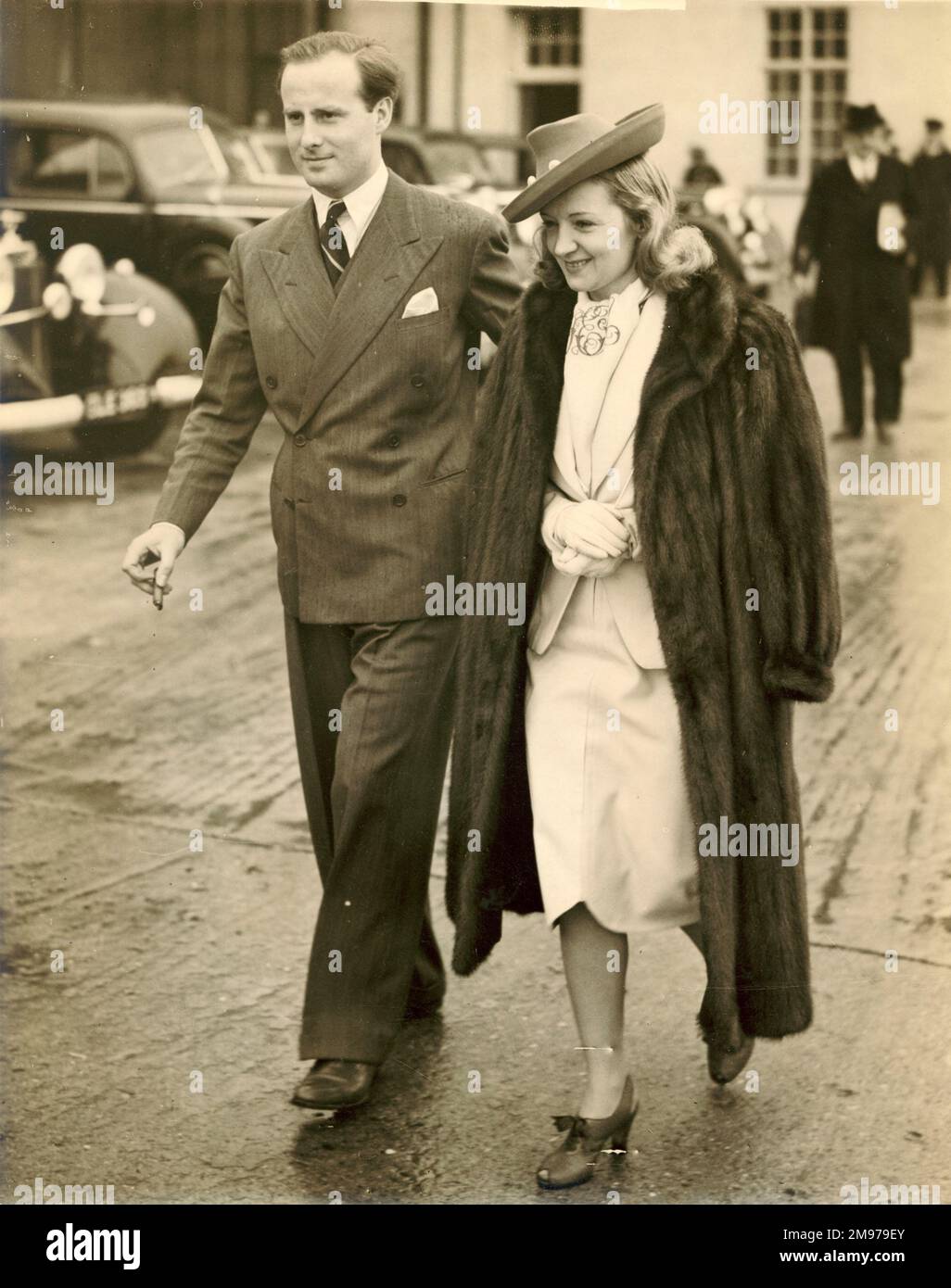 Charles Hughesdon and his wife, the actress Florence Desmond, at the ...