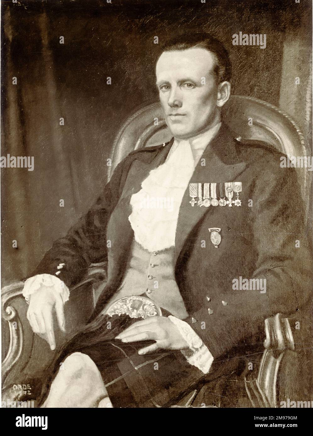 Portrait of Col The Master of Sempill, AFC, FRAeS, 1893-1968, RAeS ...