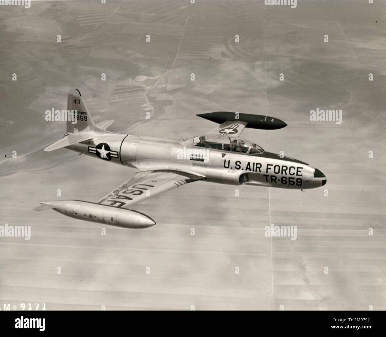 Lockheed T-33A, 56-3659 Stock Photo - Alamy