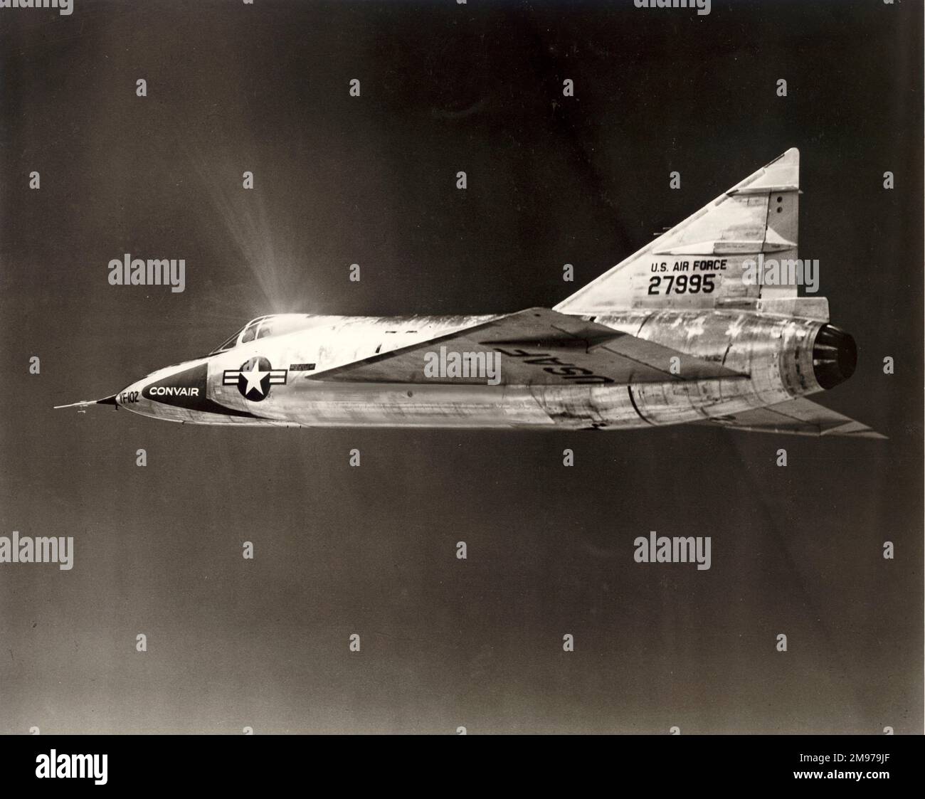The second Convair YF-102 Delta Dagger, 52-7995 Stock Photo - Alamy
