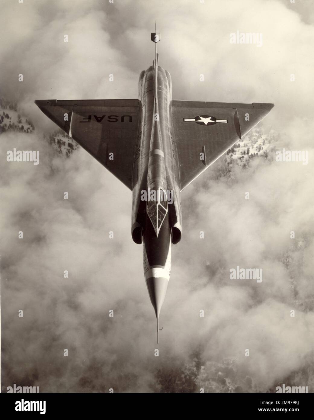 The first Convair YF-102A Delta Dagger, 53-1787 Stock Photo - Alamy