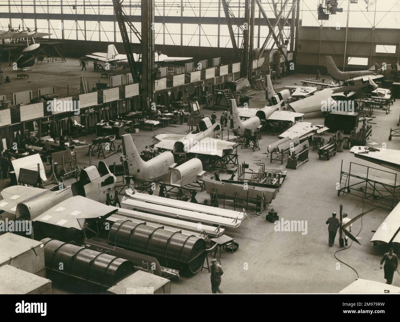 Short SB6 Seamews under construction at the Short Brothers and Harland ...