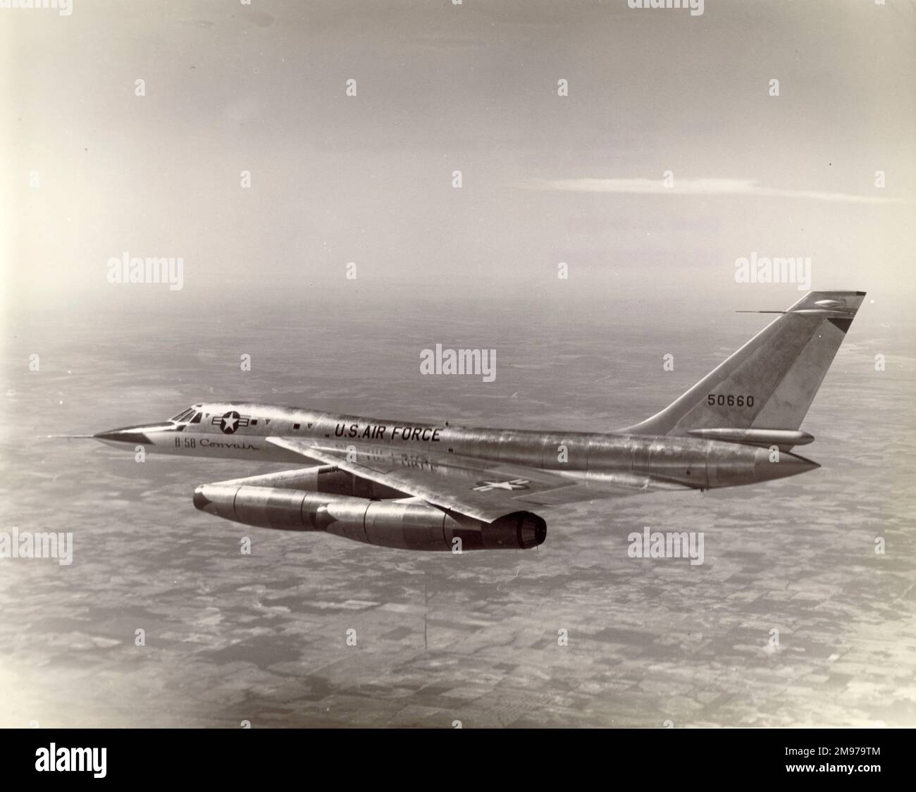 The first Convair XB-58A Hustler, 55-660 Stock Photo - Alamy