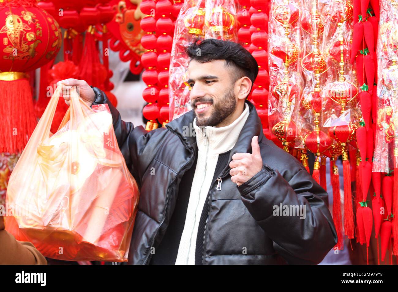 XICHANG, CHINA - JANUARY 17, 2023 - Luo Mude, a Pakistani, goes ...