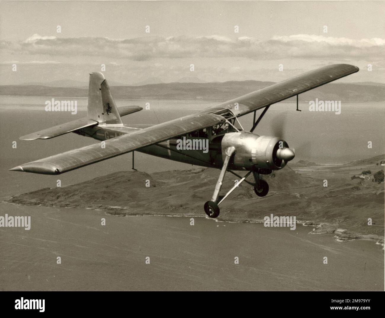 The first Scottish Aviation Pioneer 2, G-AKBF Stock Photo - Alamy