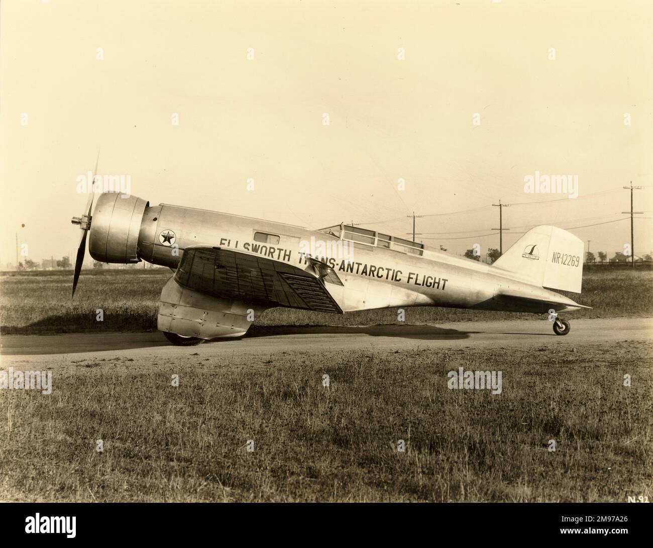 Northrop Gamma 2B, NR12269, Polar Star, in its original configuration ...