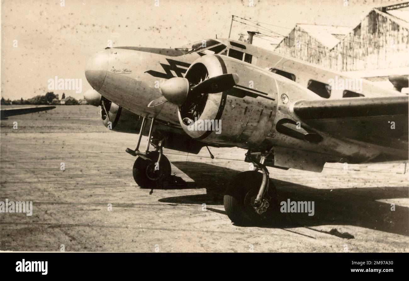 Lockheed Model 10 Electra, Marie Louise Stock Photo - Alamy