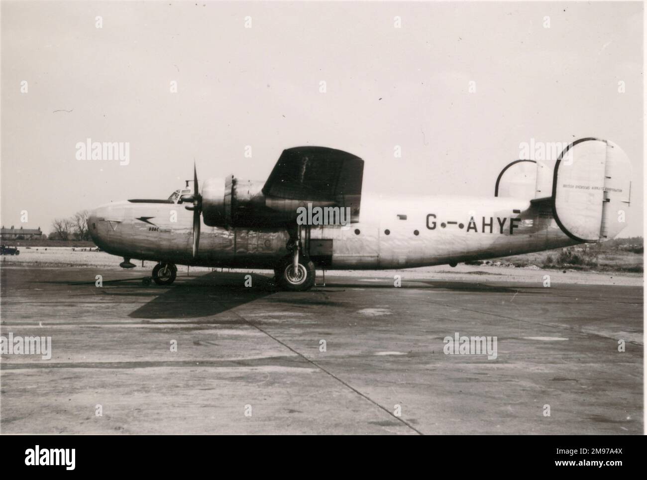 Consolidated Liberator II, G-AHYF, of BOAC Stock Photo - Alamy
