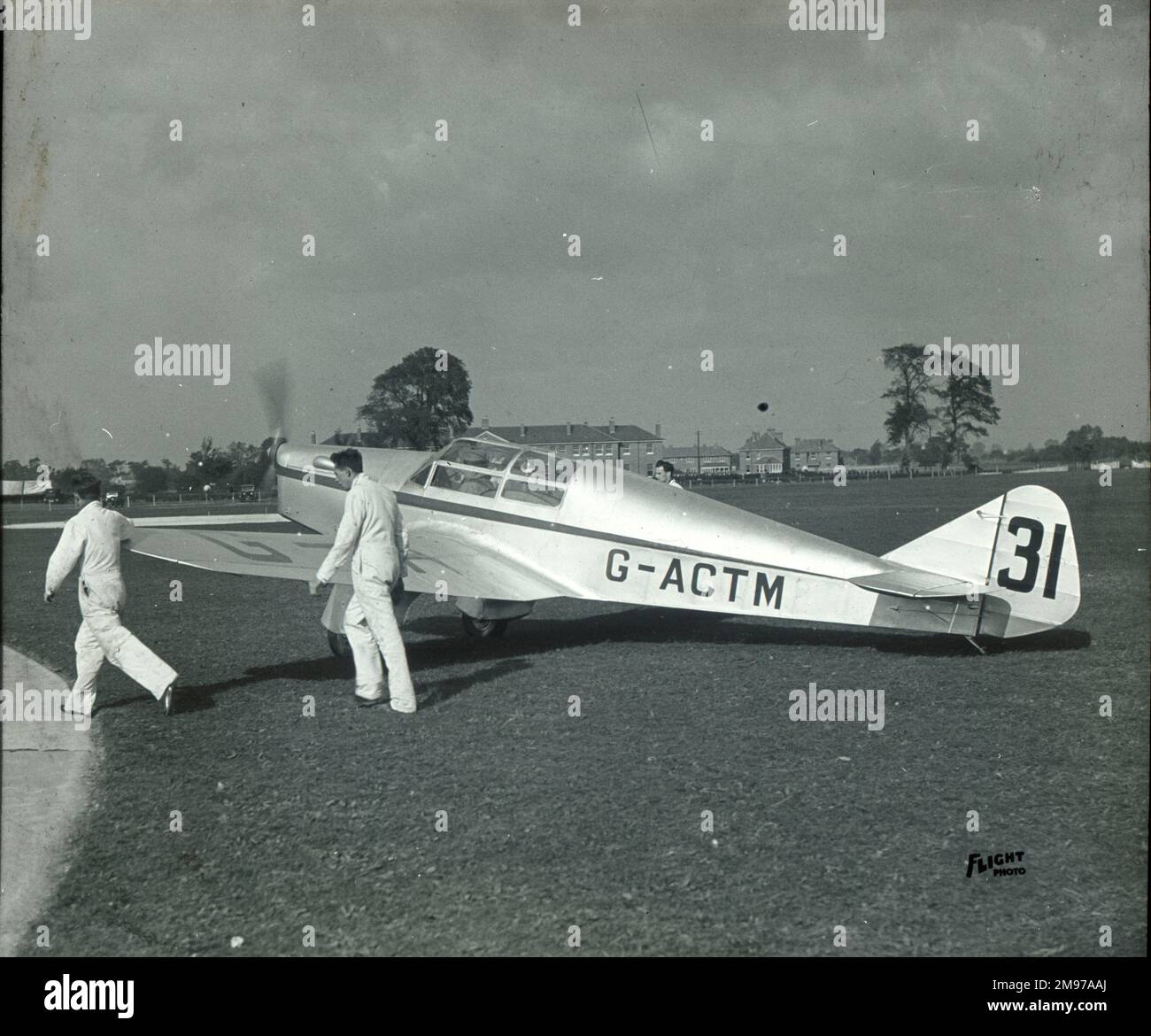 The prototype Miles M3 Falcon Major, G-ACTM Stock Photo - Alamy