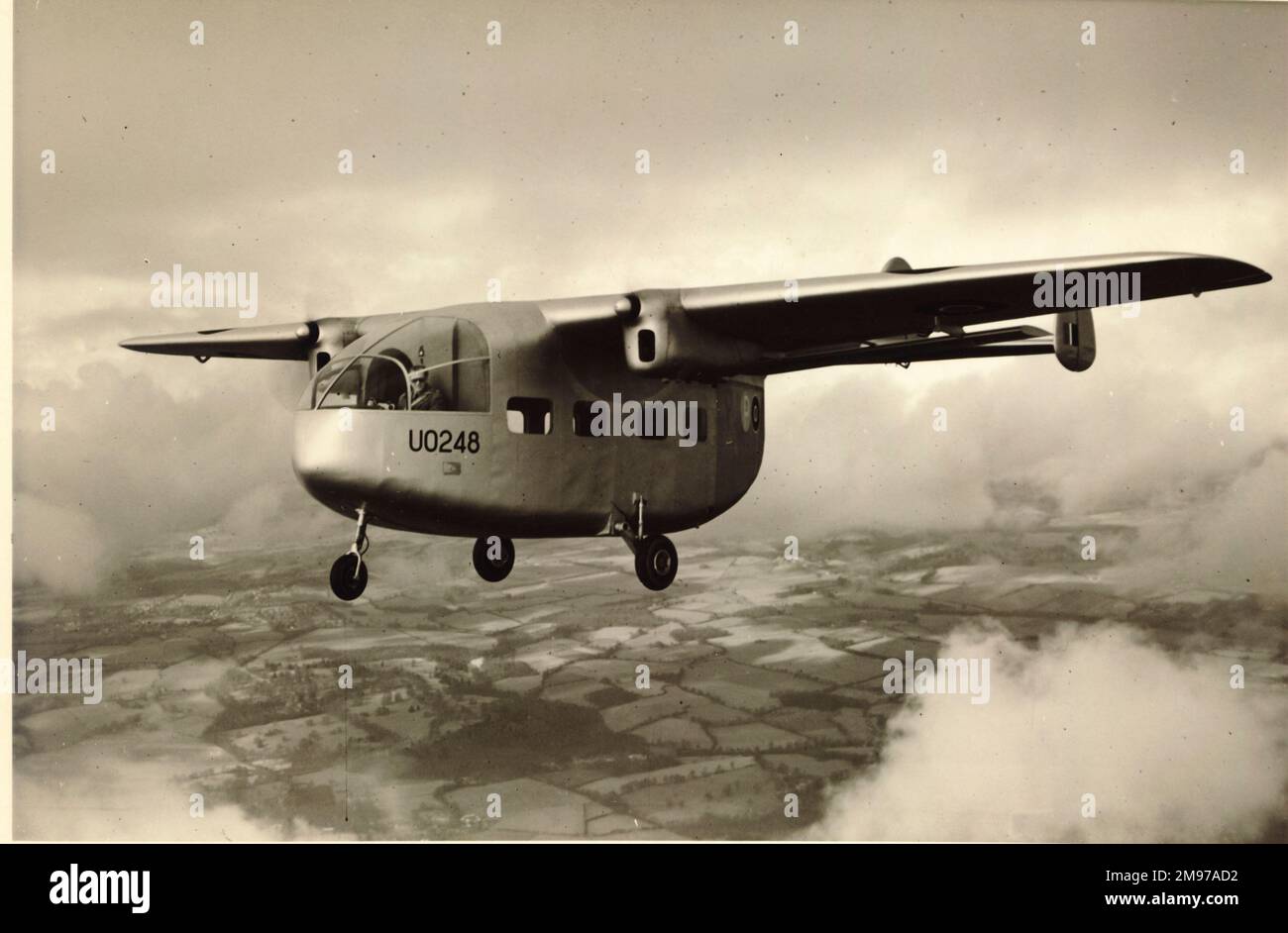 The prototype Miles M57 Aerovan, U-0248 Stock Photo - Alamy