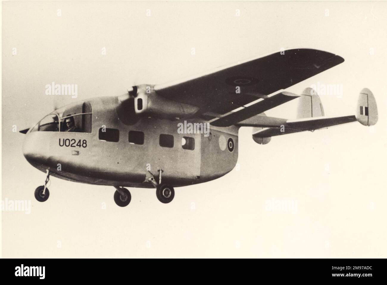 The prototype Miles M57 Aerovan, U-0248 Stock Photo - Alamy