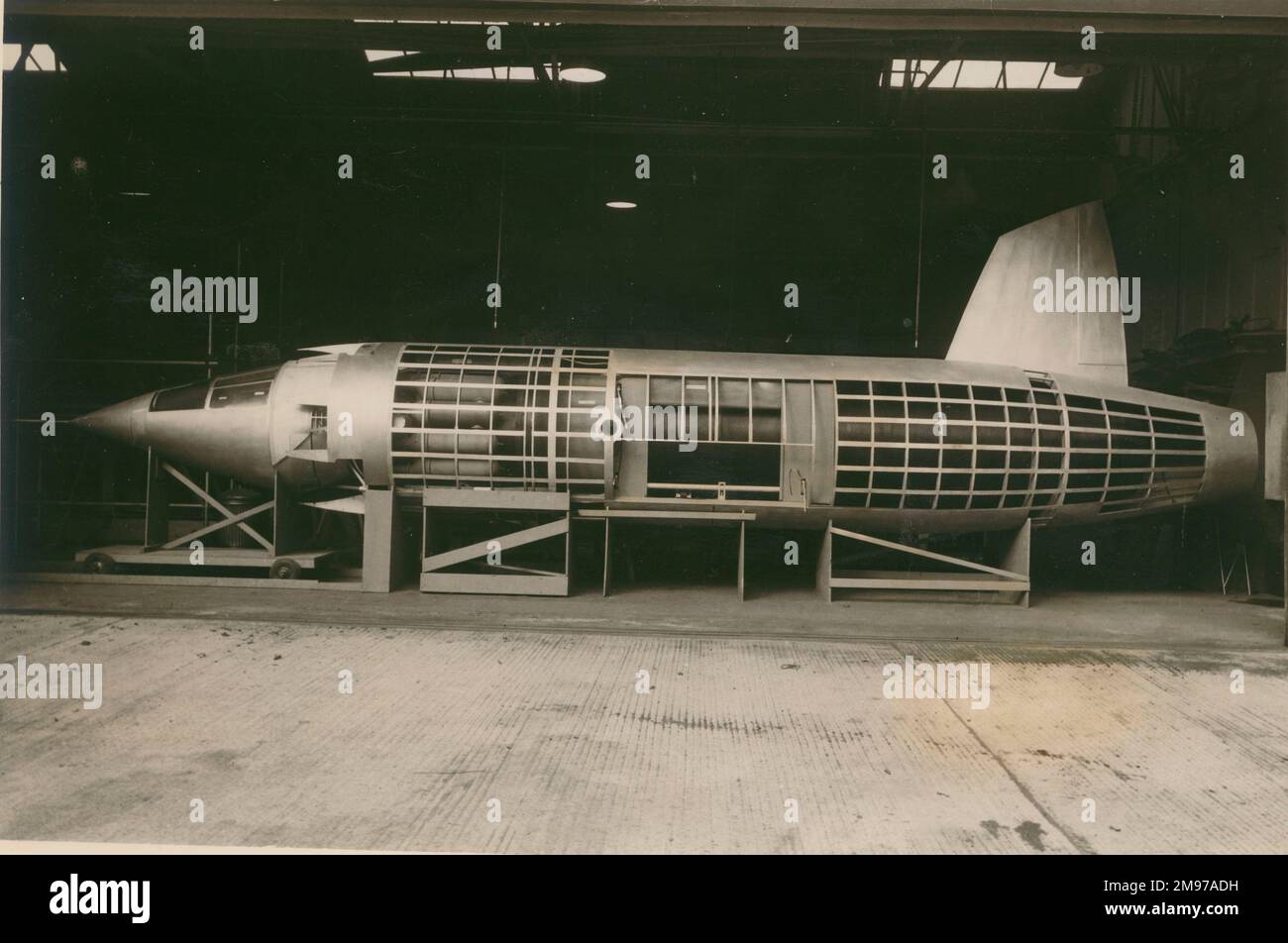 Miles M52 full-scale mockup Stock Photo - Alamy