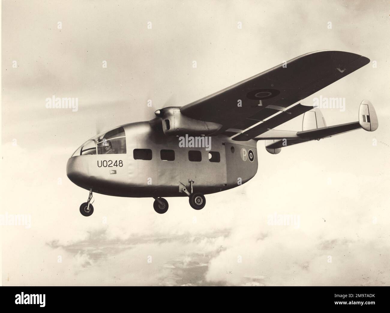 The prototype Miles M57 Aerovan, U-0248 Stock Photo - Alamy