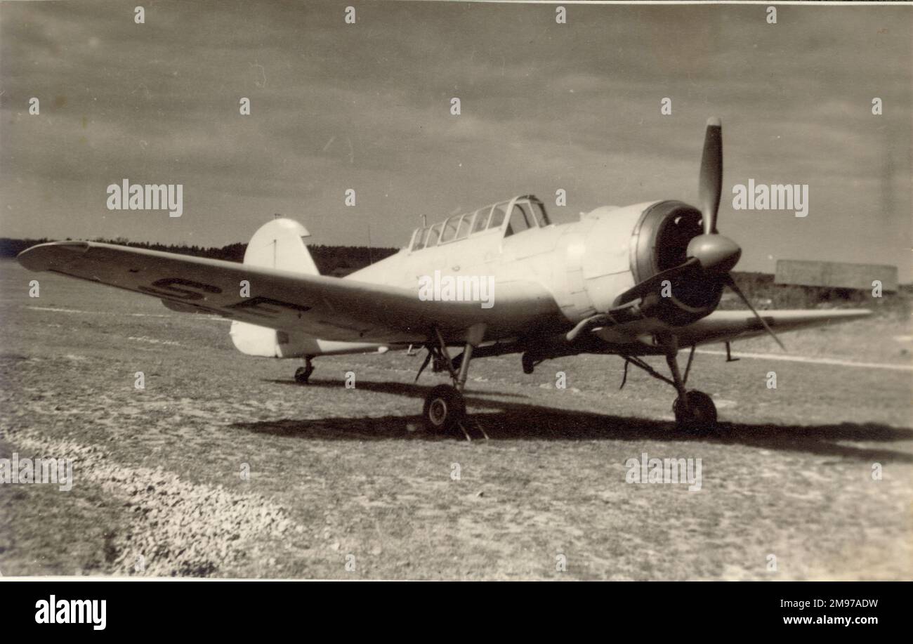 Miles M25 Martinet used as a target tug by the Svensk Flygtjänst AB ...