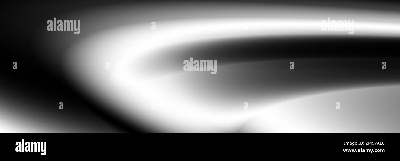 Grey flow metallic luxury website header design Stock Photo - Alamy