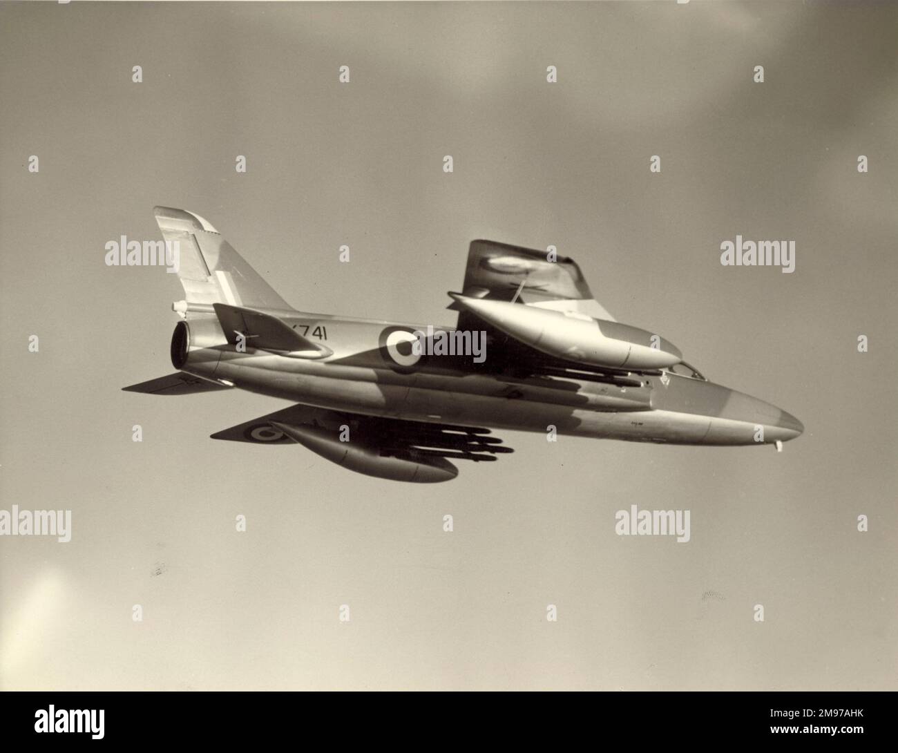 One of the development batch Folland Fo141 Gnat F1, XK741 Stock Photo ...