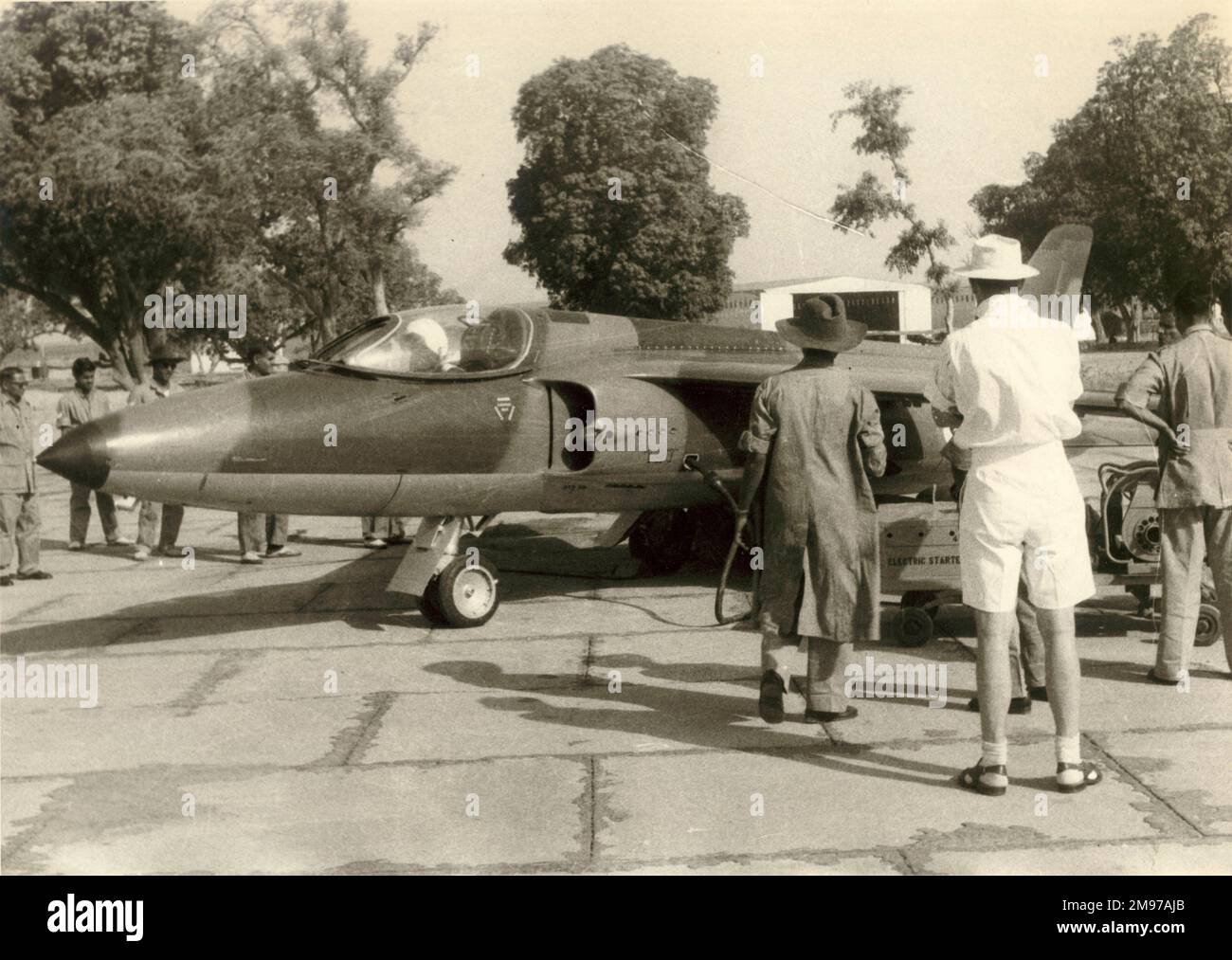 Folland Fo141 Gnat F1 of the Indian Air Force Stock Photo - Alamy