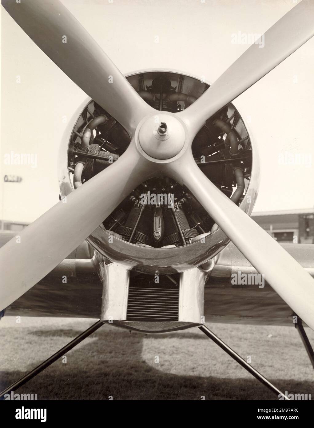 A 500hp Bristol Pegasus PE6S with a two-stage supercharger and inter ...