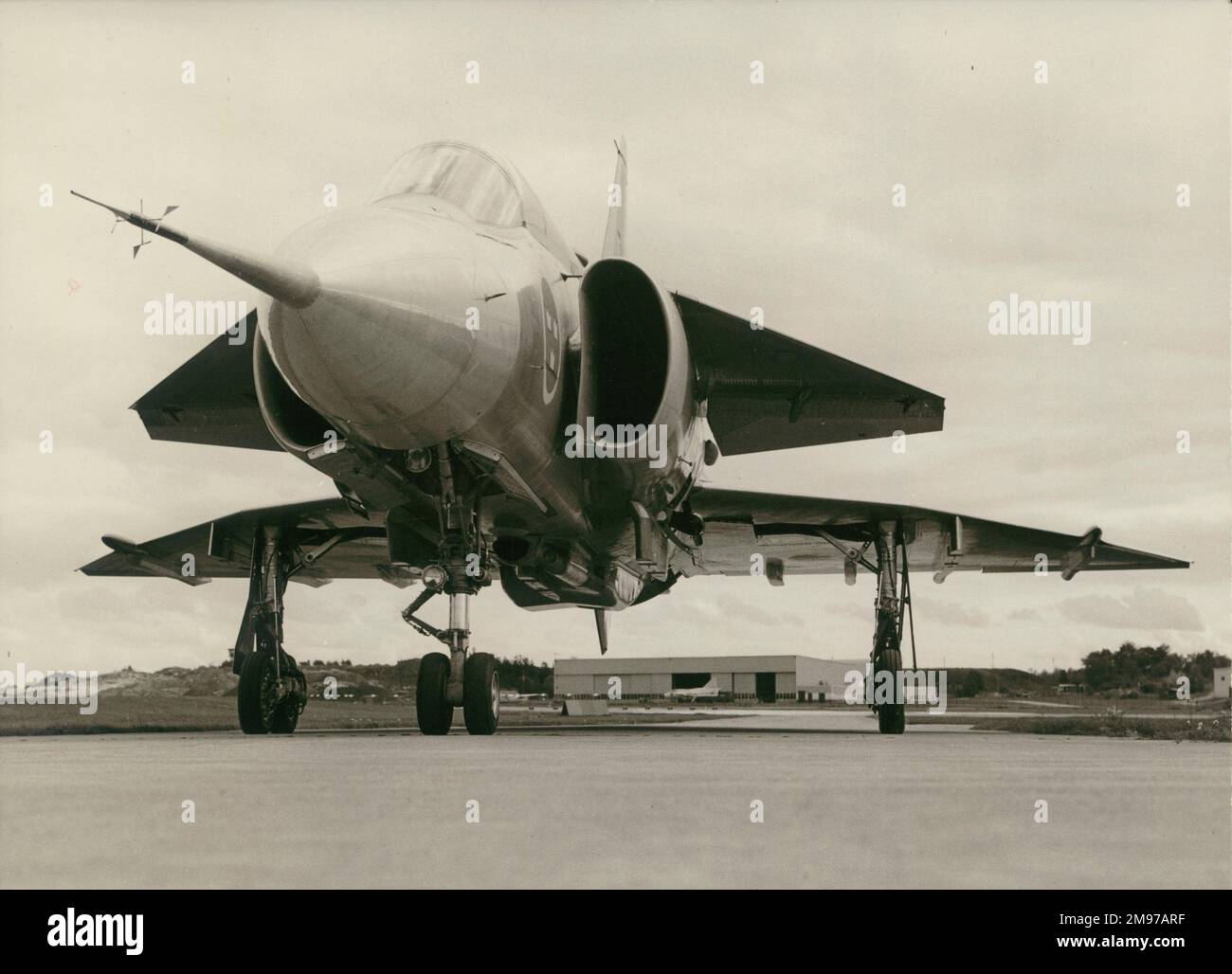Saab JA37 Viggen prototype Stock Photo - Alamy
