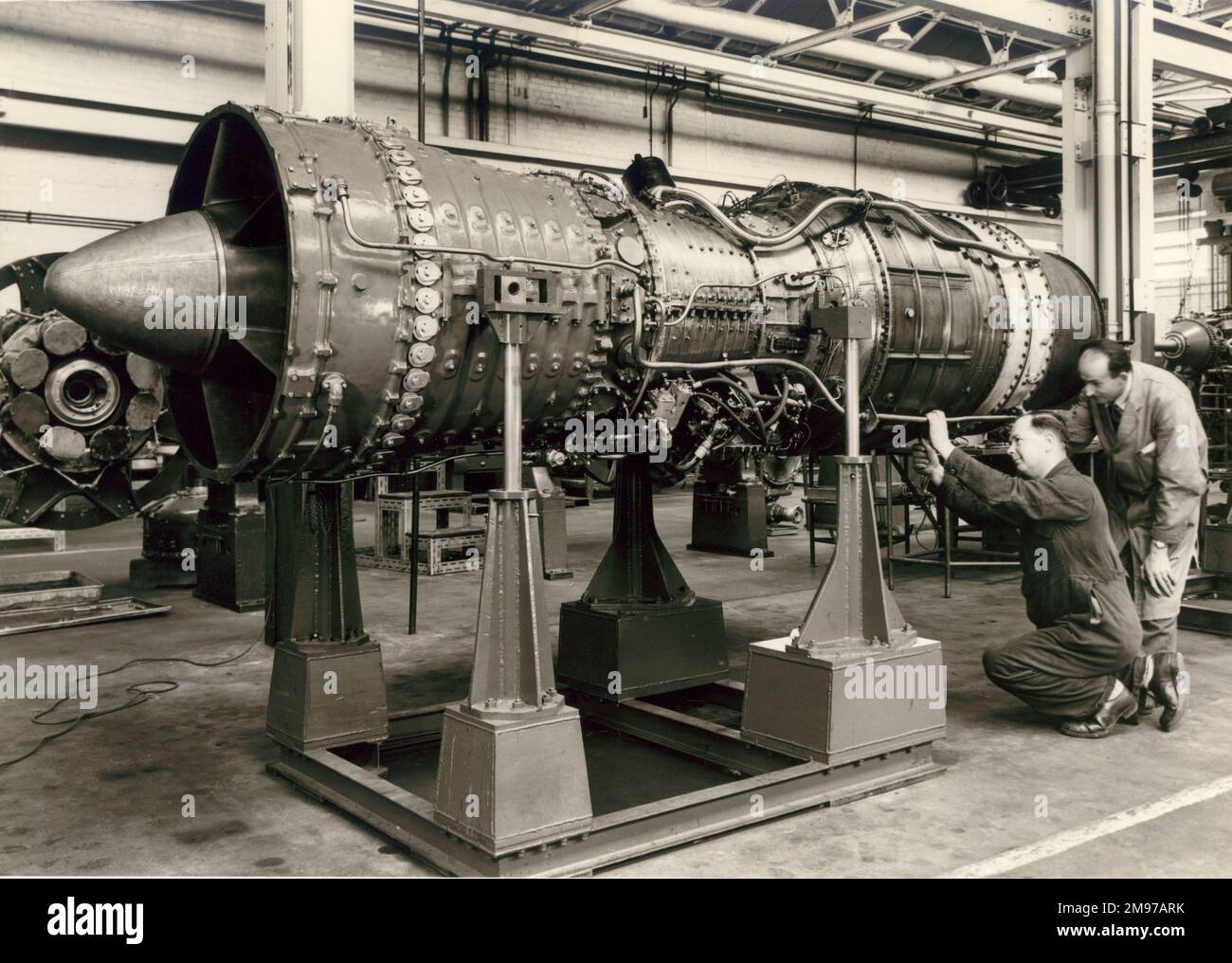 Bristol Olympus two-spool turbojet Stock Photo - Alamy