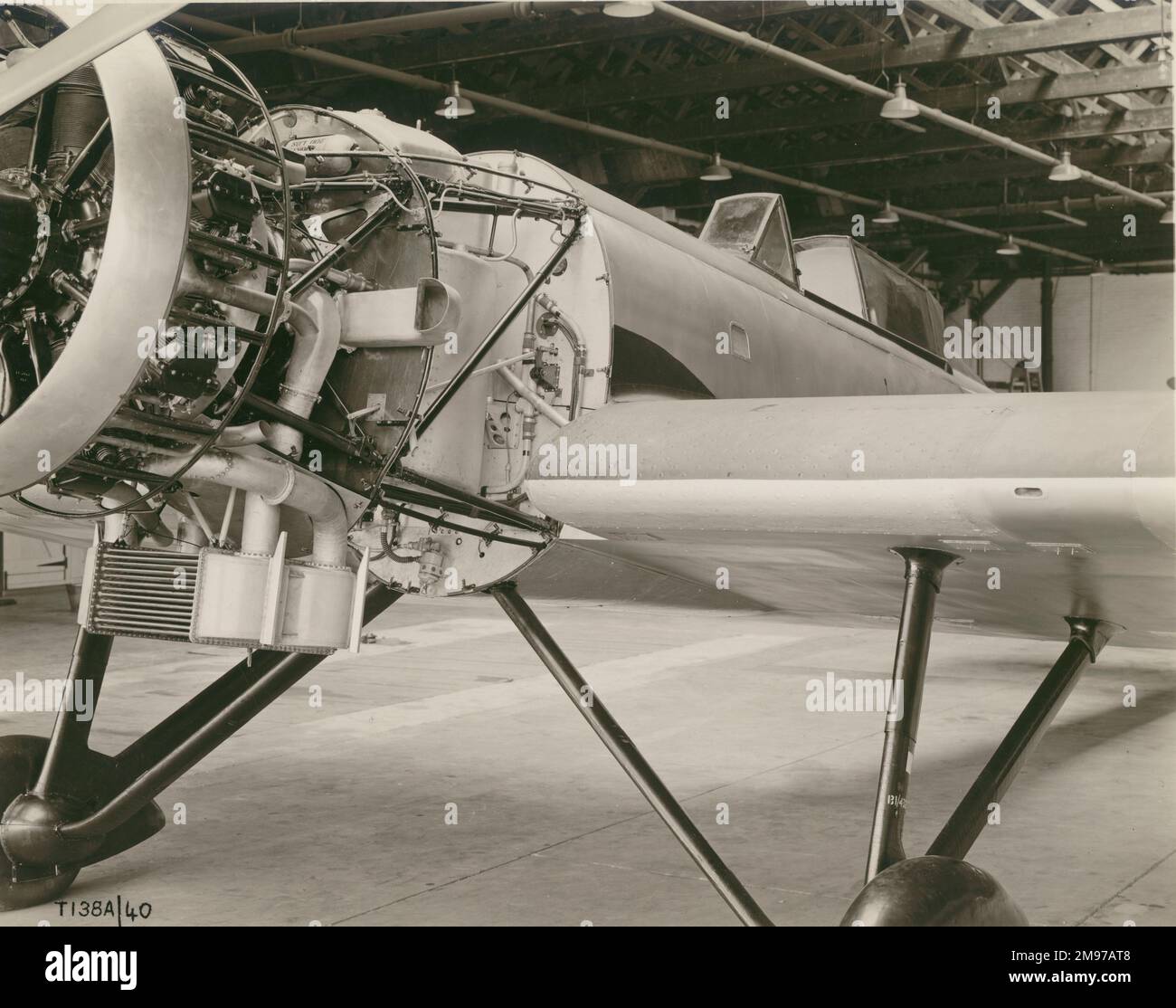 A 500hp Bristol Pegasus PE6S with a two-stage supercharger and inter ...