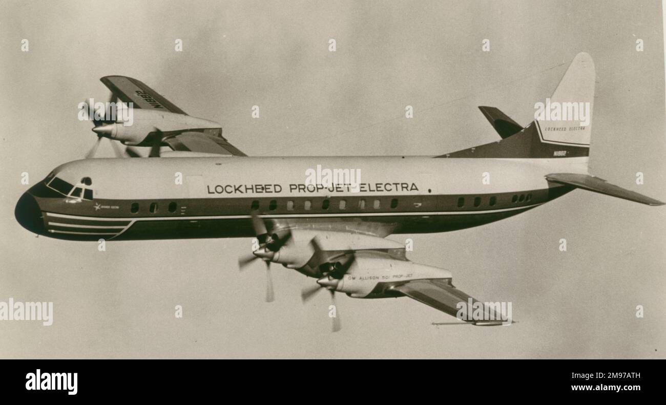 Lockheed L-188A Electra, N1882 Stock Photo - Alamy