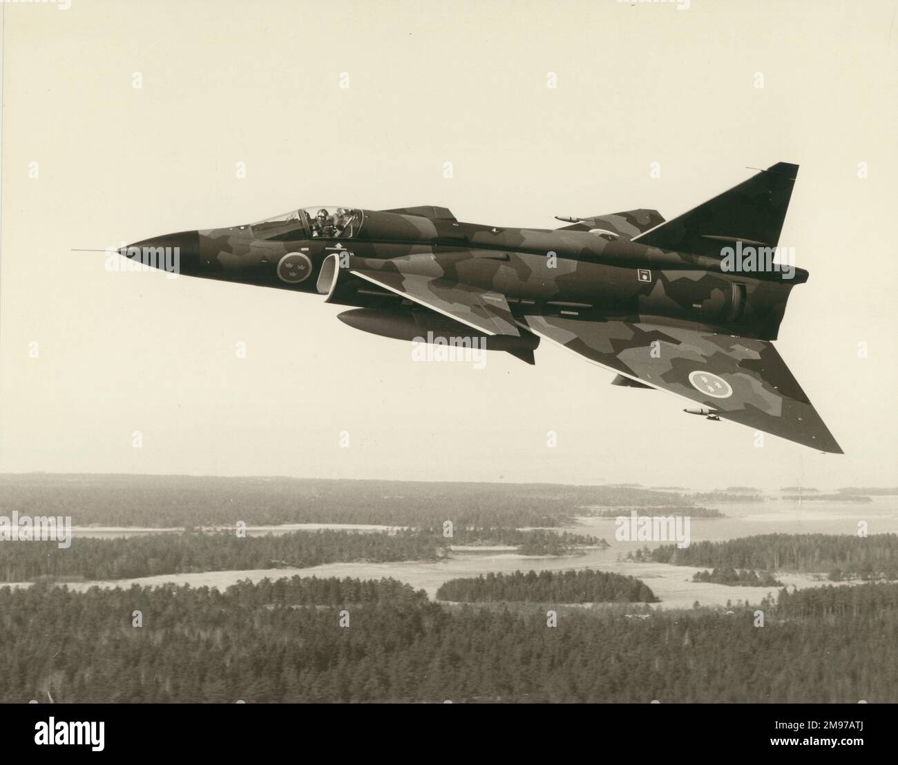 Saab 37 Viggen Stock Photo - Alamy