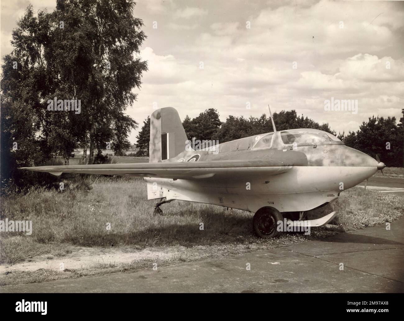 Captured Messerschmitt Me163B-1a Komet, VF241, in RAF markings at the ...