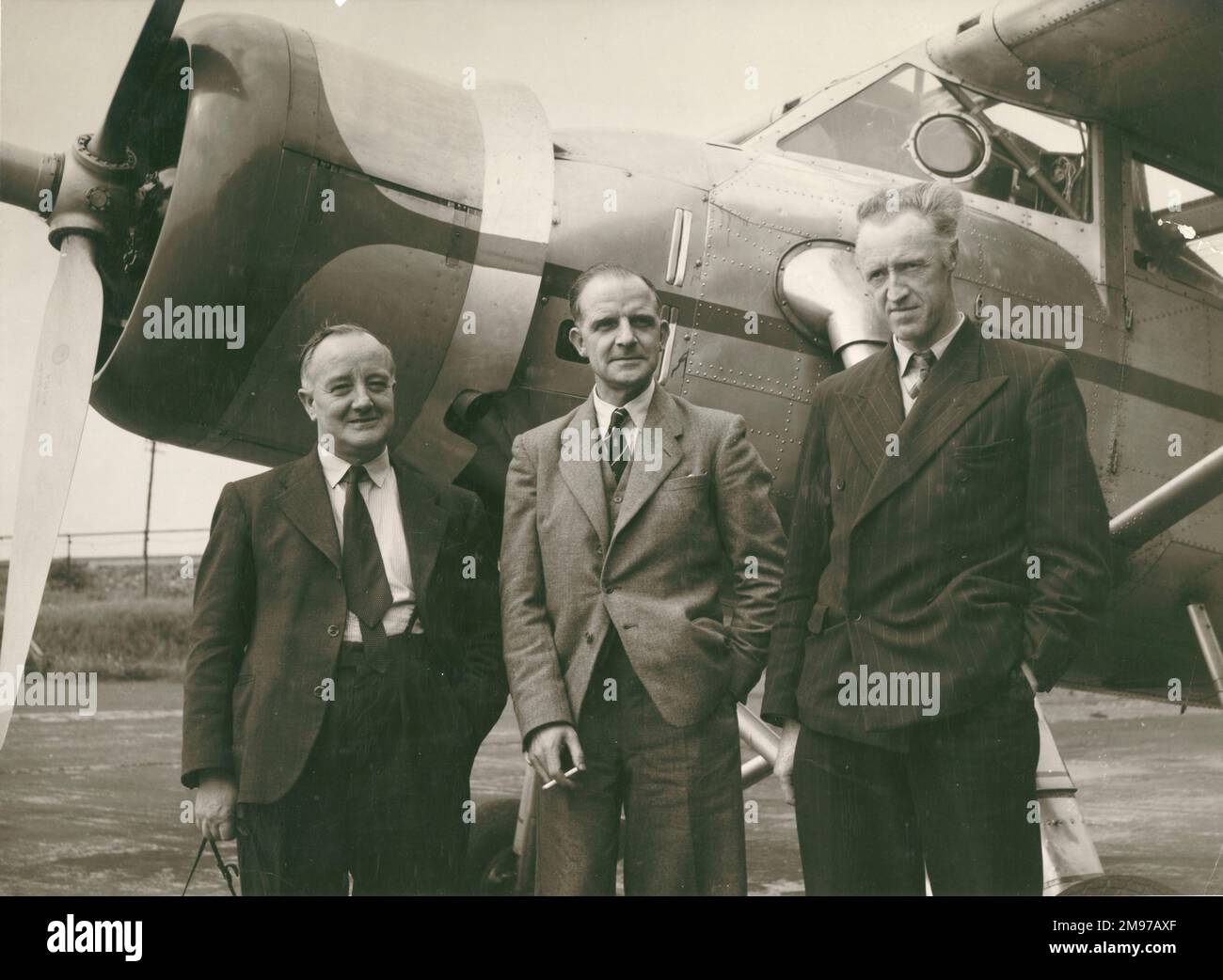 R mcintyre chief designer scottish aviation hi-res stock photography ...