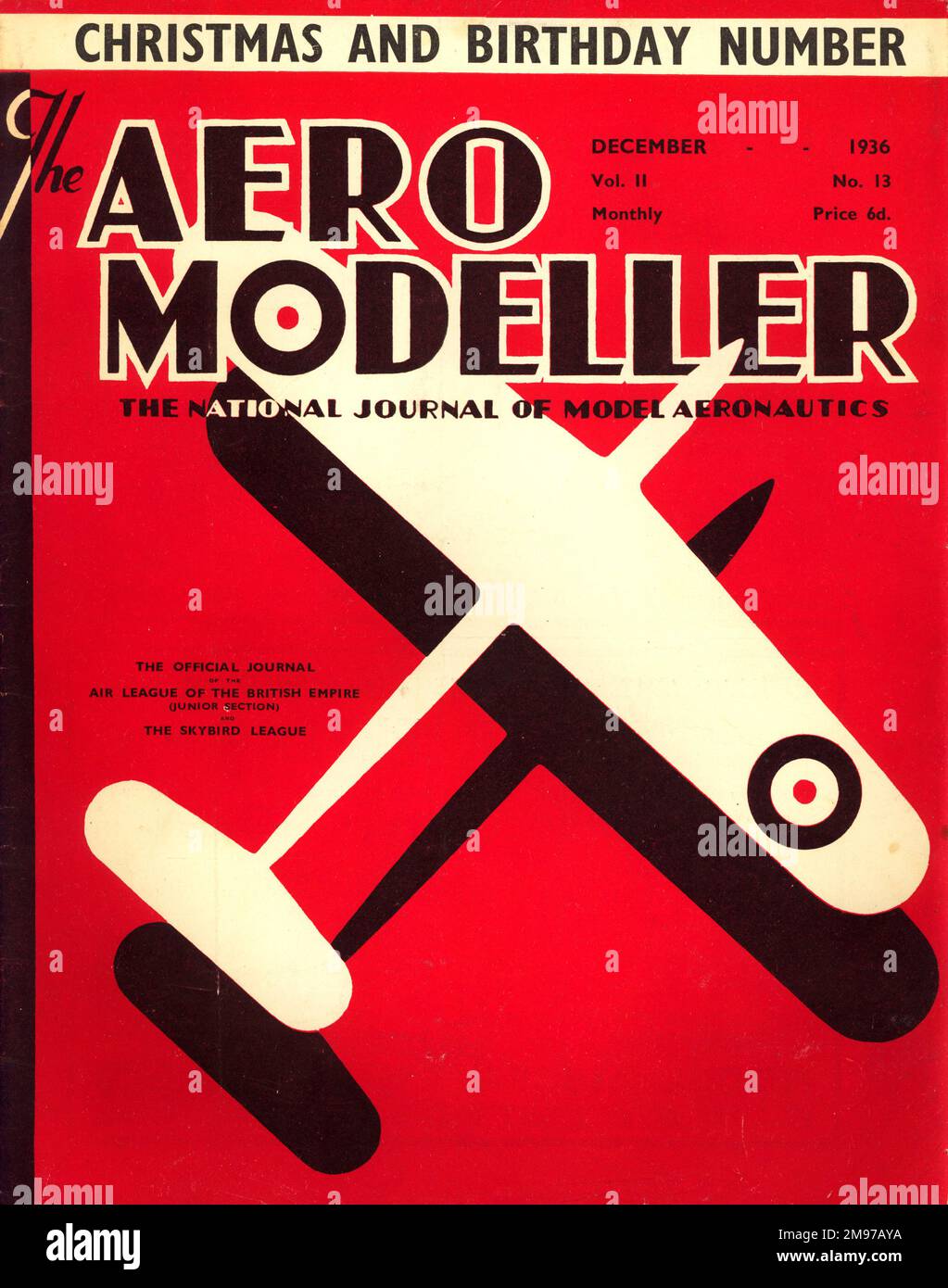 The front cover of The Aero Modeller, December 1936, II, (13 Stock ...