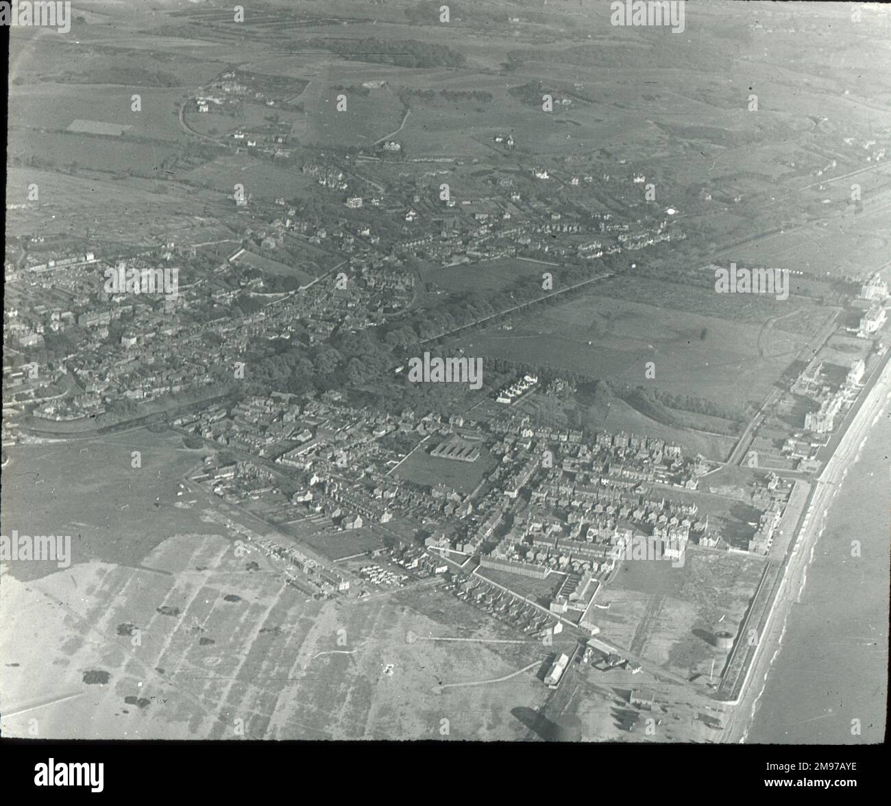 O.E. Simmonds aerial view of Hythe, Kent Stock Photo - Alamy