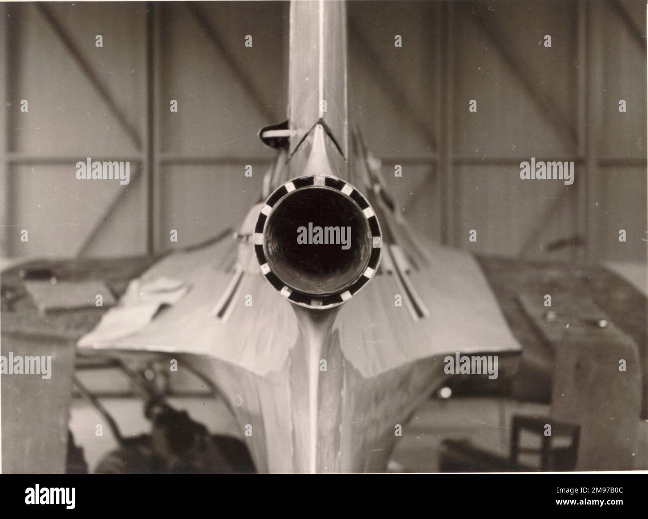Messerschmitt Me163 Komet rocket chamber during tests at Peenemünde ...