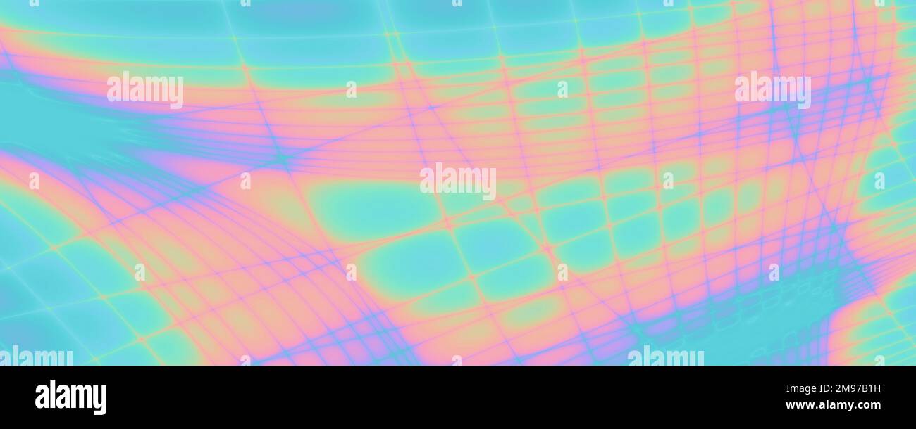 Holographic art website header design Stock Photo - Alamy