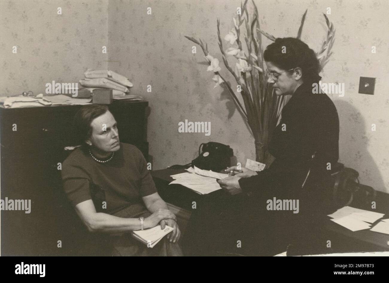 From left: Miss Letitia Chitty, FRAeS, 15 July 1897 to 29 September ...