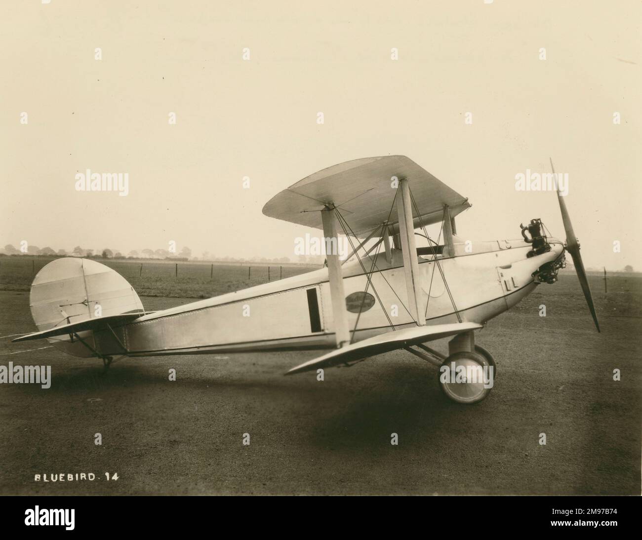The sole Blackburn L1 Bluebird I, G-EBKD, powered by an Armstrong ...