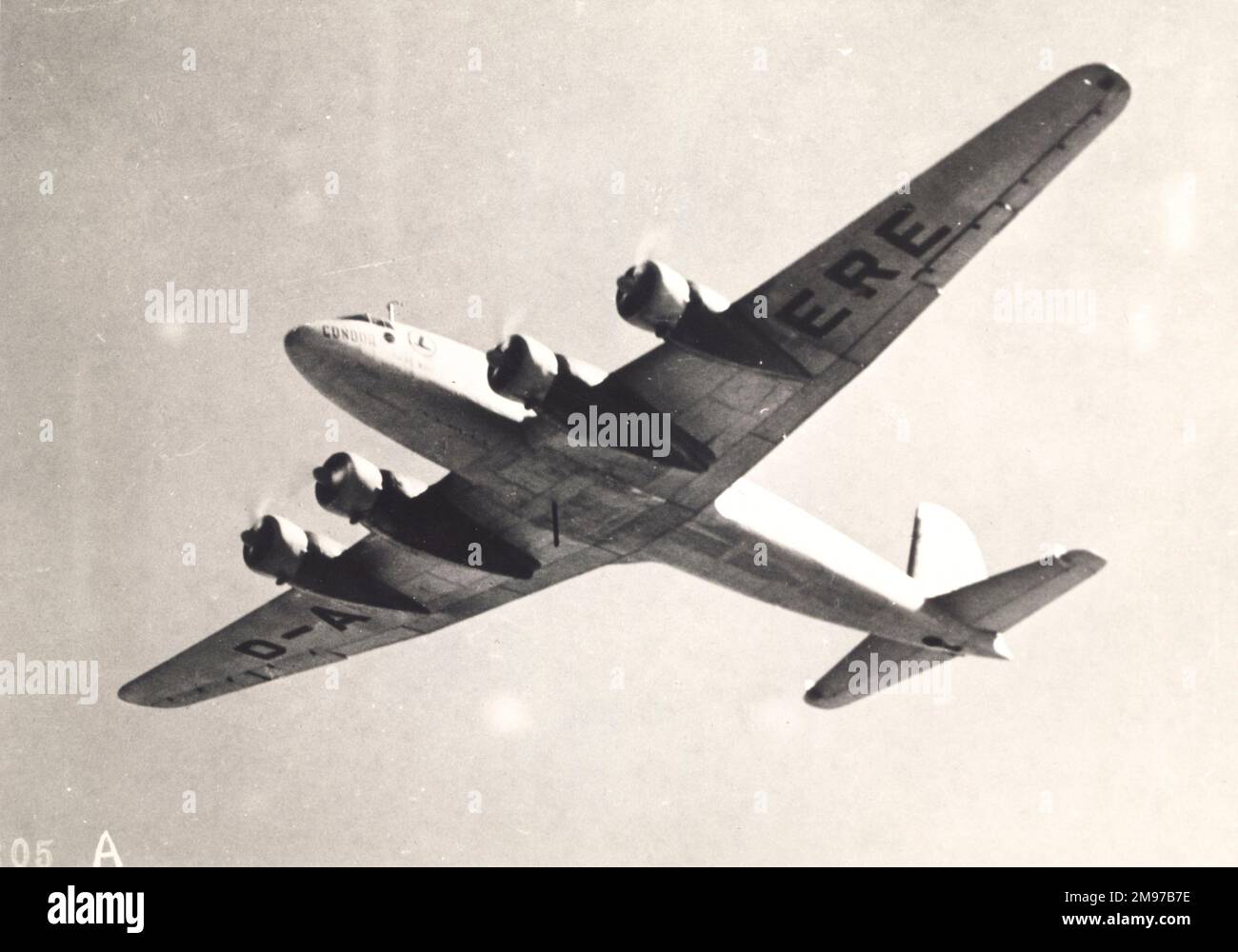 Focke-Wulf Fw200V1 Condor, D-AERE, Saarland, of Lufthansa Stock Photo ...