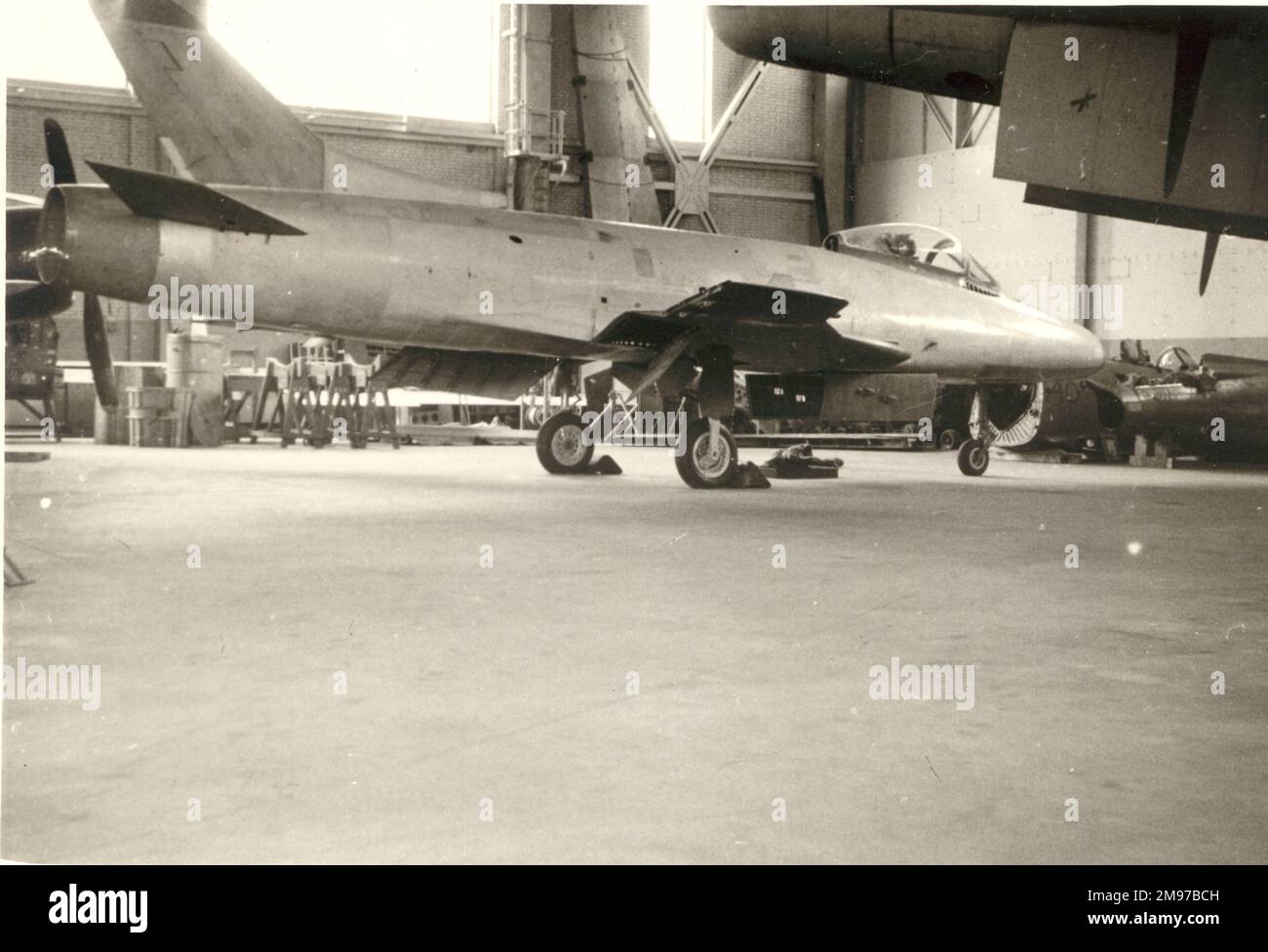 The incomplete Supermarine Type 545, XA181, at the College of ...