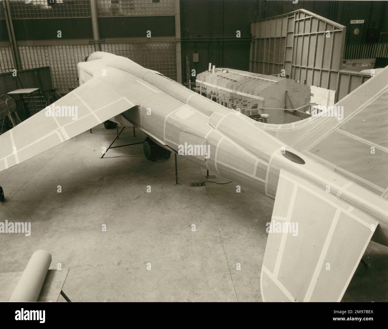 Mockup of the RAF version of the Hawker Siddeley P1154 Stock Photo - Alamy