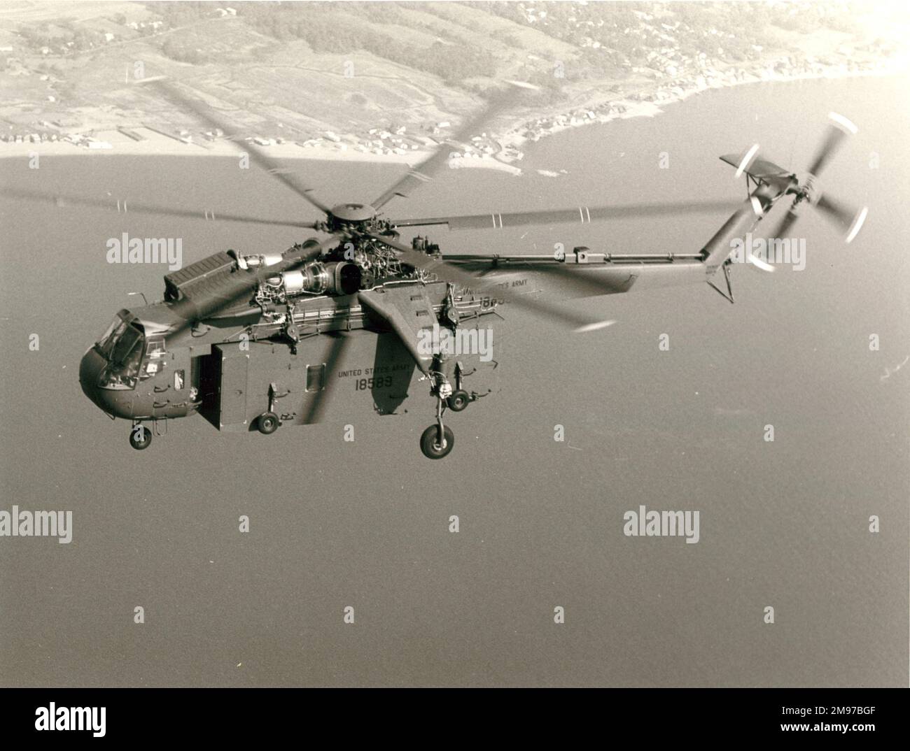Sikorsky CH-54A Tarhe, 68-18455 (S-64 Skycrane Stock Photo - Alamy