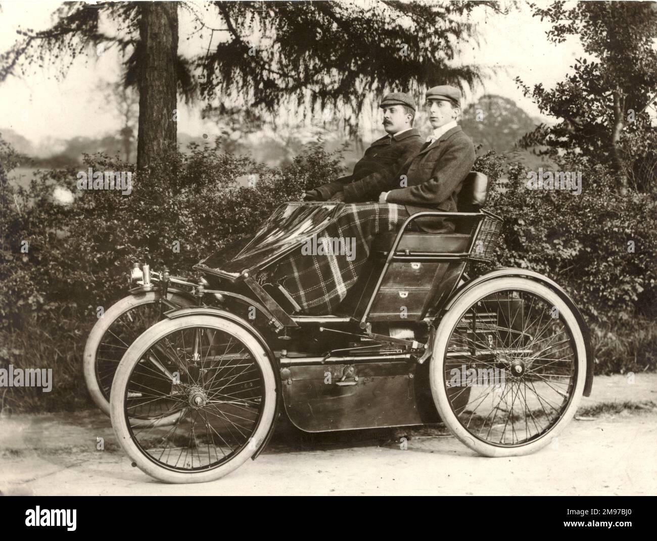 Dr Frederick William Lanchester, HonFRAeS, 1868-1946, left, and his ...