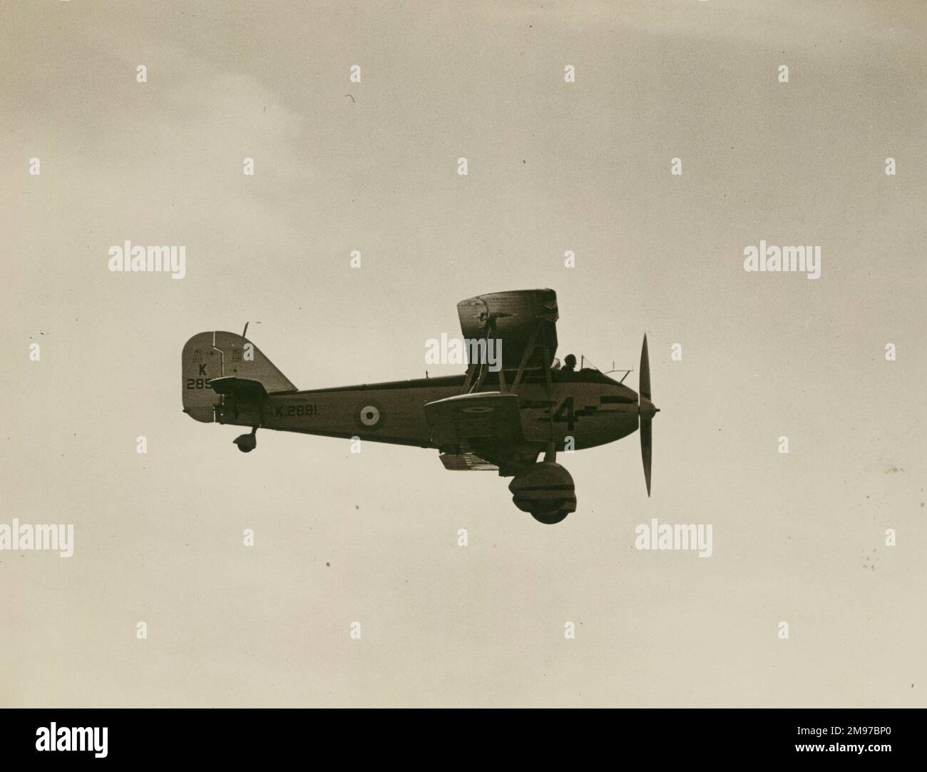 Westland F7/30, K2891, in its original form with an open cockpit Stock ...