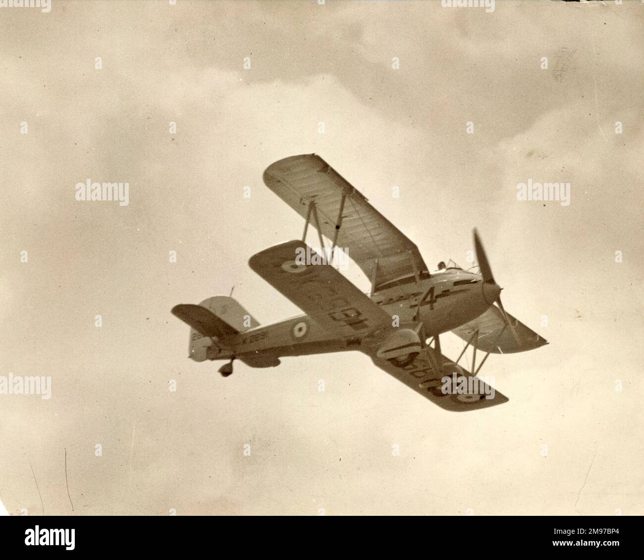 Westland F7/30, K2891, in its original form with an open cockpit Stock ...