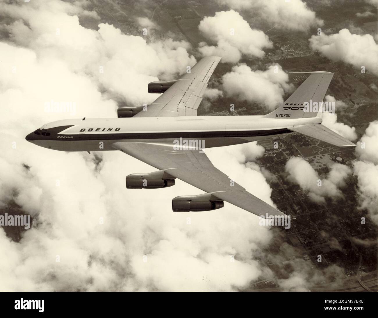 Boeing Dash 80, N70700, 16 May 1972 Stock Photo - Alamy