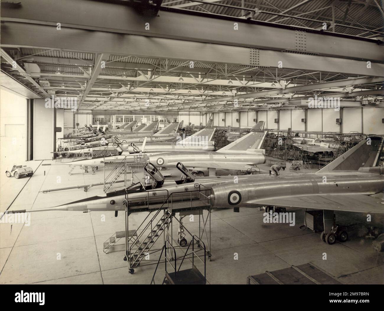 Dassault Mirage IV production on the final assembly line at Dassault’s ...