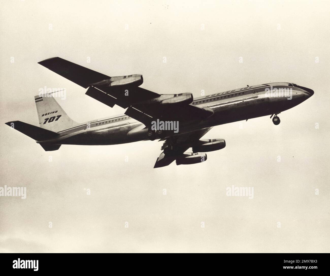 The first Boeing 707-121, N708PA Stock Photo - Alamy