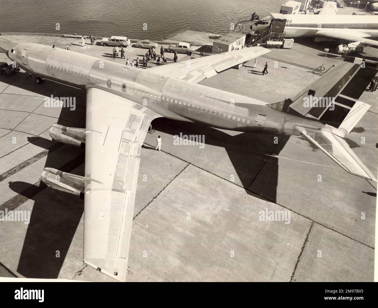 The first Boeing 707 for BOAC Stock Photo - Alamy