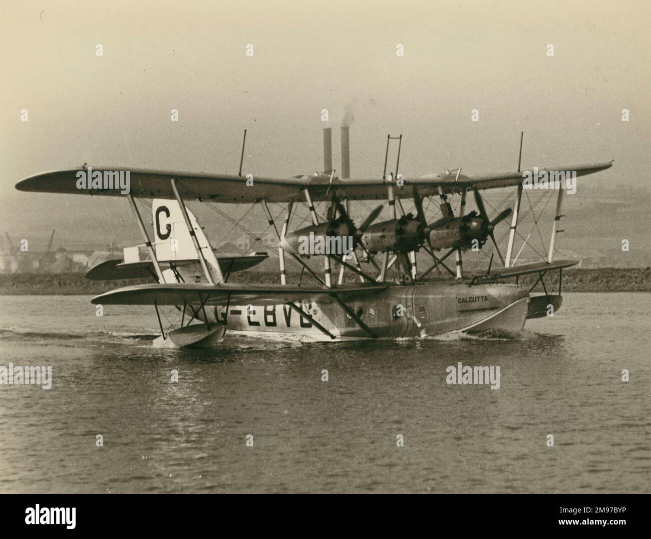 Short S8 Calcutta, G-EBVG, City of Alexandria Stock Photo - Alamy